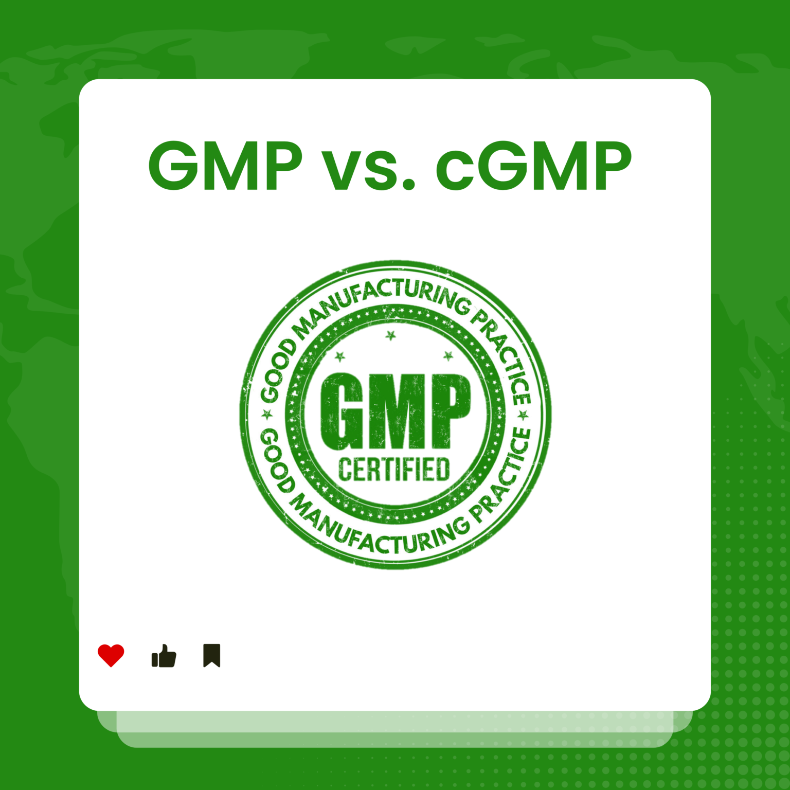 GMP Vs CGMP: Understanding The Differences | GMP Insiders