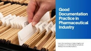 Good Documentation Practices In The Pharmaceutical Industry | GMP Insiders